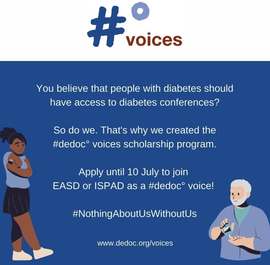 Want to become part of #dedoc° voices? | Diabetogenic